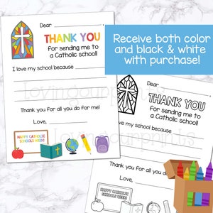 Catholic Schools Week, Thank You Mom and Dad, I Love My Catholic School ...