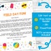Field Day Letter to Parents, Editable Field Day Parent Letter, End of ...