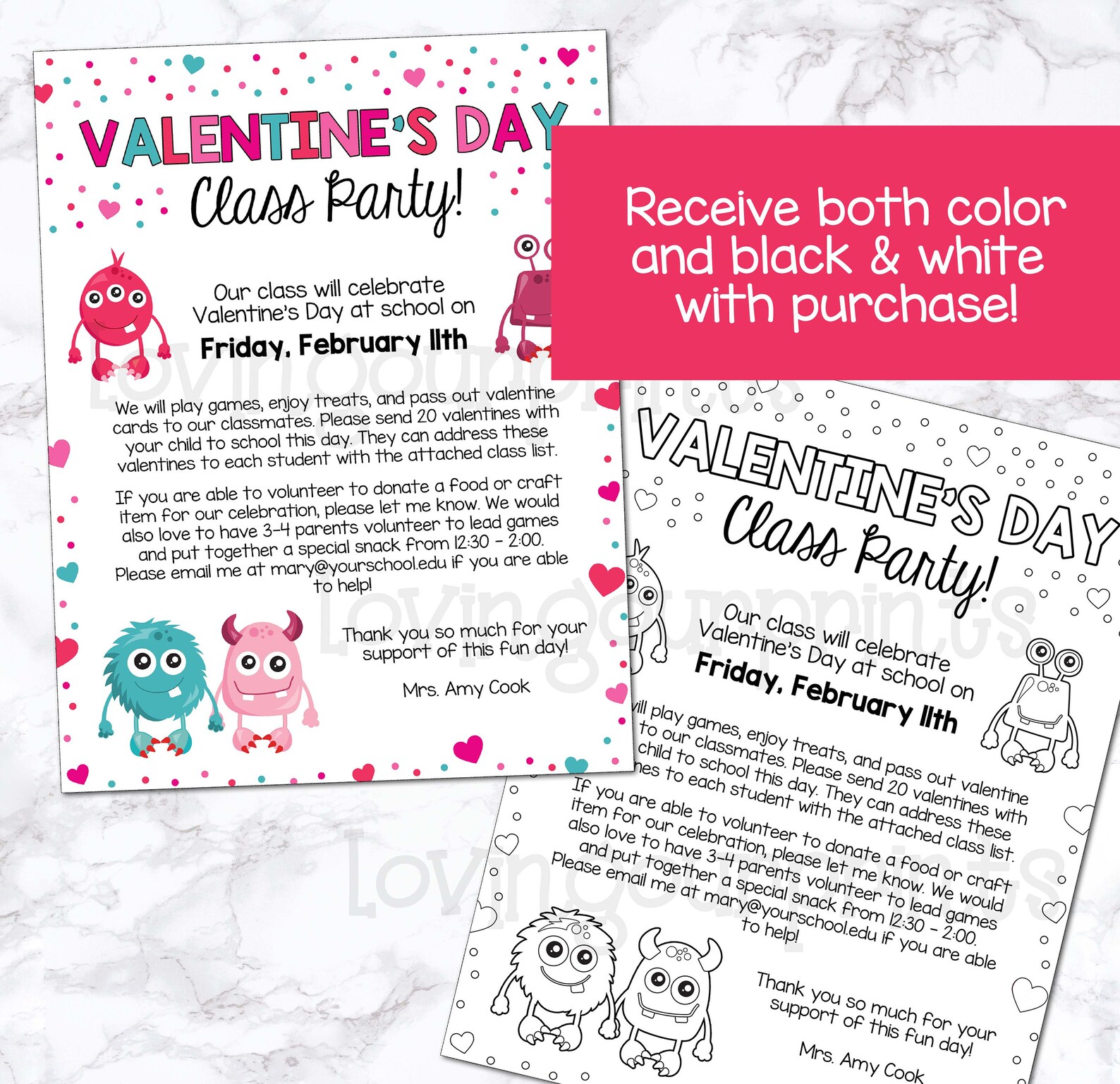 Valentines Day Class Party, Editable Valentines Day Class Party Flyer ...