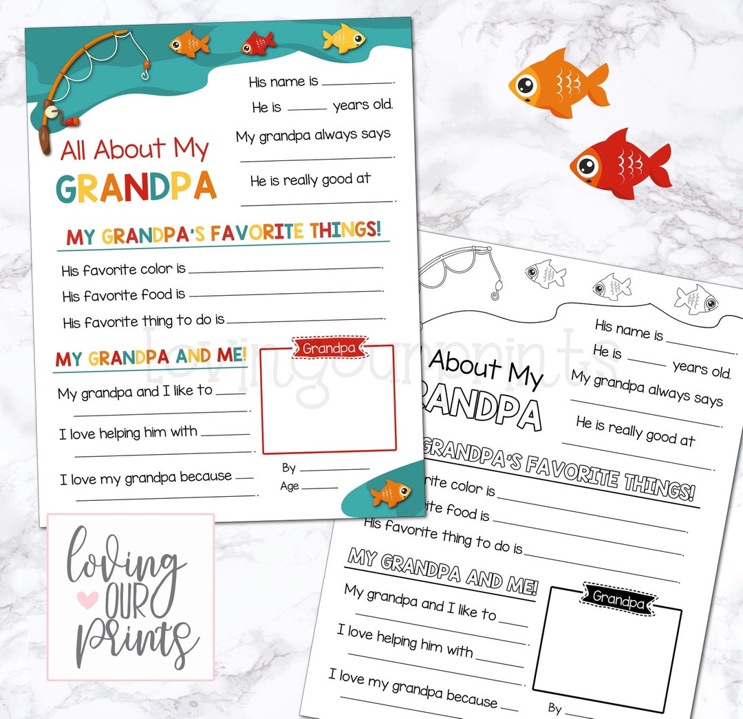 Grandpa Fathers Day Gift, Grandpa Fathers Day Gift From Grandkids, All ...