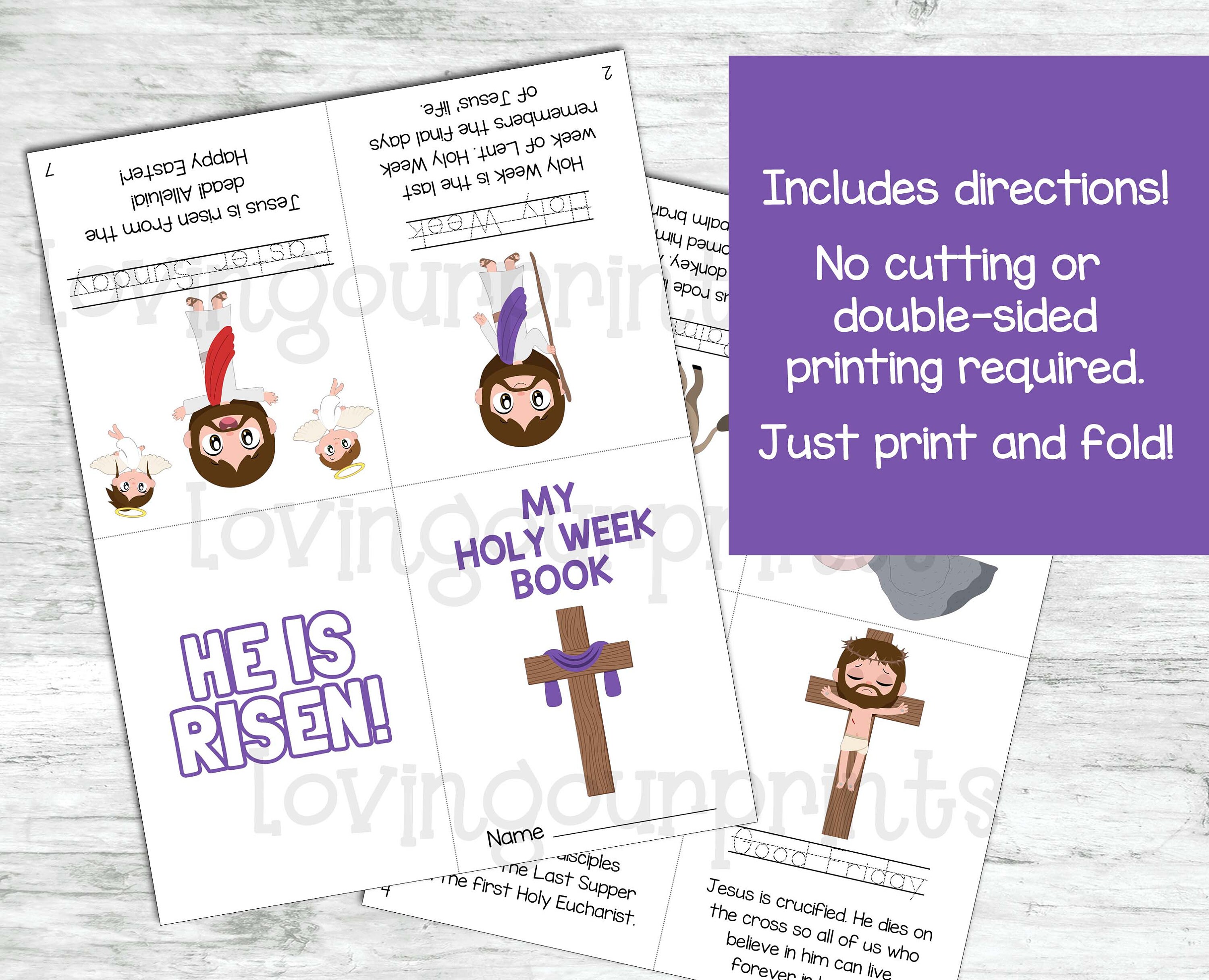 Holy Week, Holy Week for Kids, Lent for Kids, Catholic Lent, Holy Week ...
