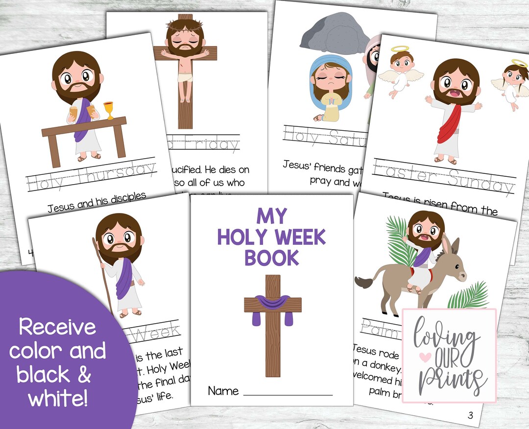 Holy Week, Holy Week for Kids, Lent for Kids, Catholic Lent, Holy Week ...