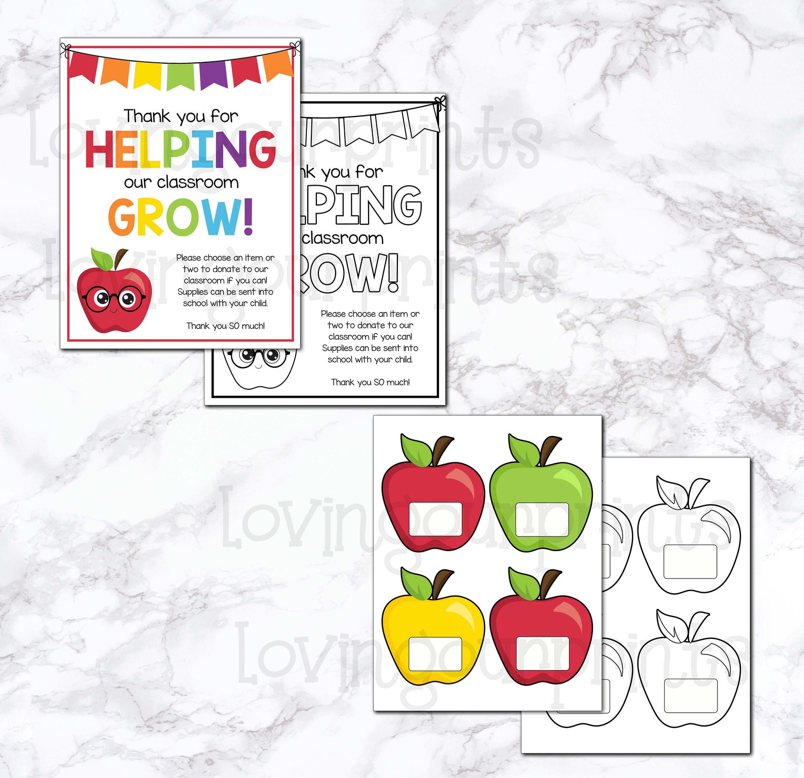 Teacher Wishlist, Editable Teacher Wish List, Apple Classroom ...