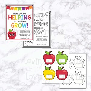Teacher Wishlist, Editable Teacher Wish List, Apple Classroom ...