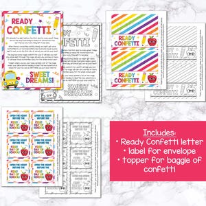 Ready Confetti, Ready Confetti Printable, Ready Confetti Tags Printable ...