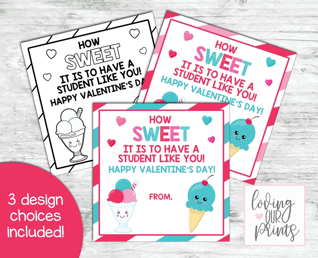 Valentines From Teacher, Student Valentines, Valentines From Teacher ...