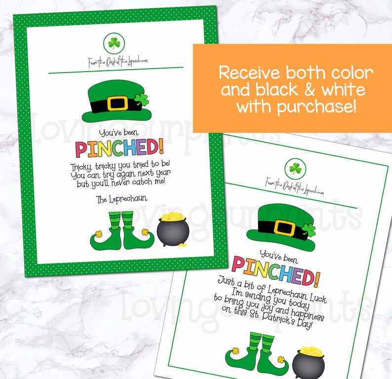Leprechaun Trap Note, St. Patrick's Day Printable, Leprechaun Note for ...