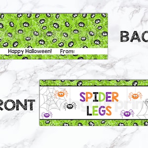 Halloween Treat Tags, Editable Halloween Tags for Kids, Halloween ...