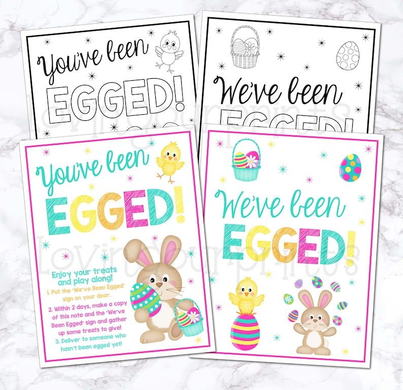 You've Been Egged Youve Been Egged Staff Morale Booster | Etsy