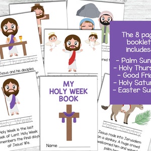 Holy Week, Holy Week for Kids, Lent for Kids, Catholic Lent, Holy Week ...