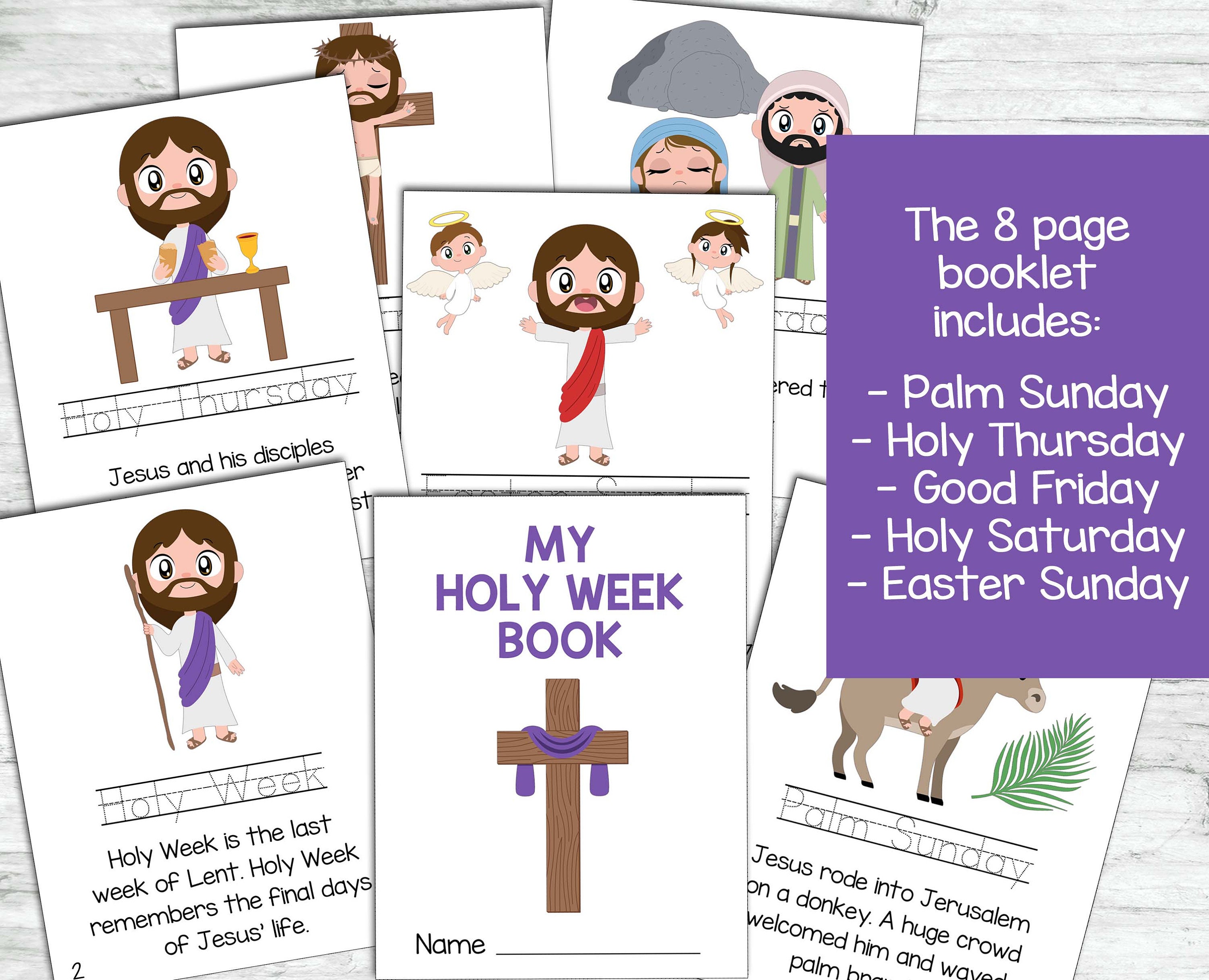 Holy Week, Holy Week for Kids, Lent for Kids, Catholic Lent, Holy Week ...