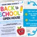 Back to School Open House, Back to School Open House Invite, Back to ...