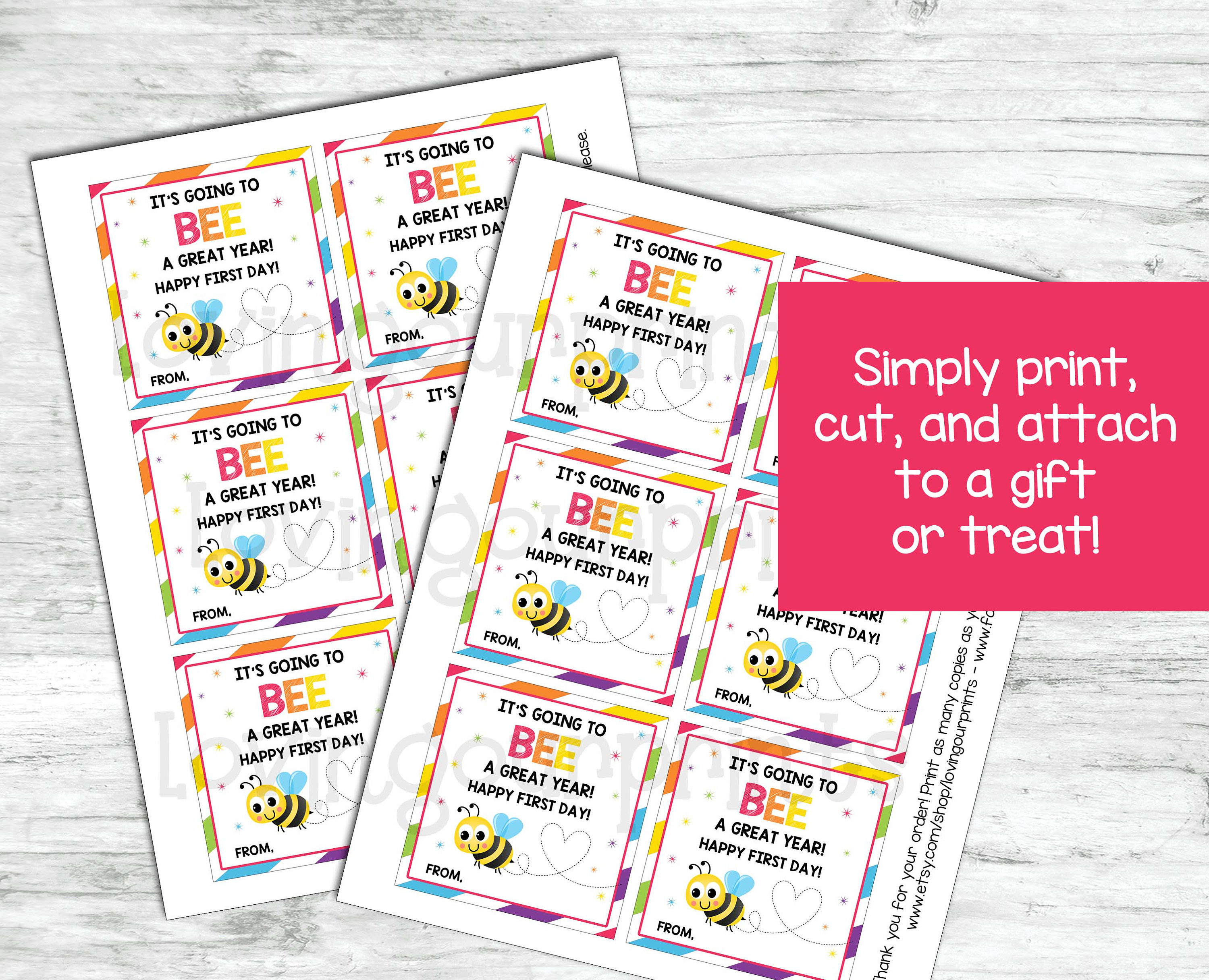 Editable Back to School Treat Label, First Day of School Treat Tag ...