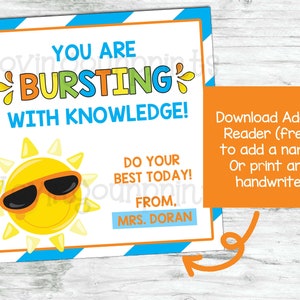 Testing Treats, Testing Treat Bags, Editable Testing Treat Labels ...