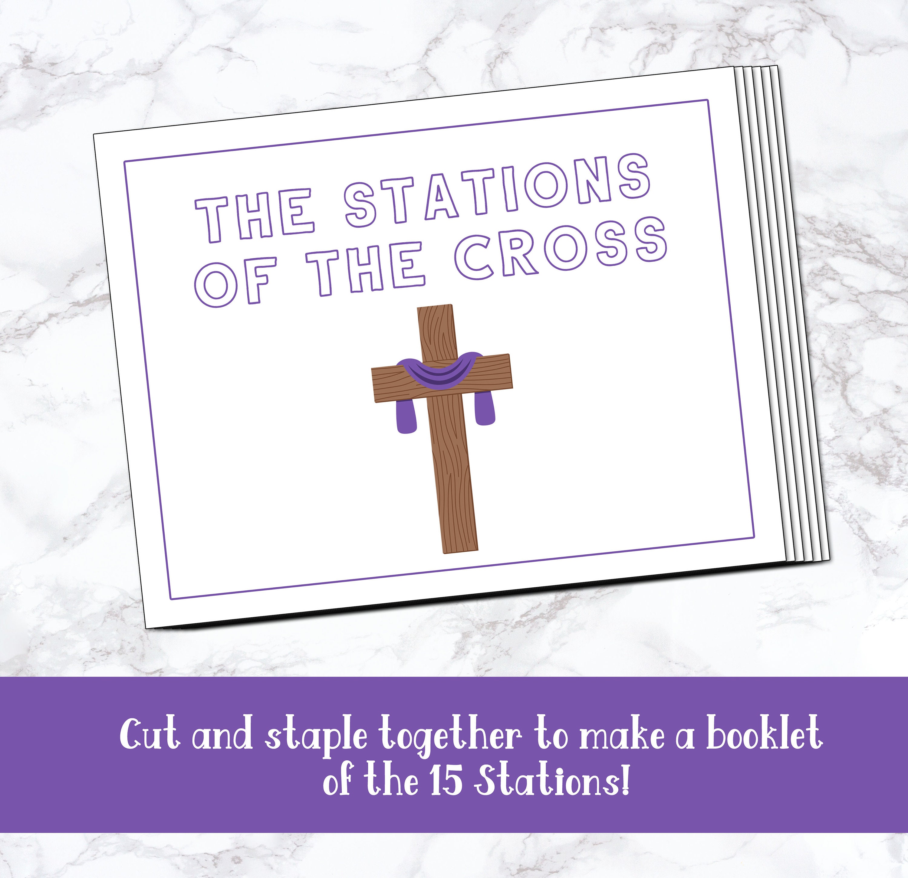 Stations of the Cross for Kids Easter Story Kids Stations of - Etsy