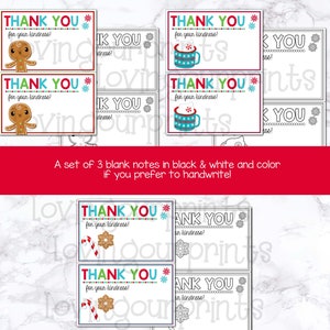 Holiday Thank You Cards, Holiday Thank You Notes, Christmas Thank You ...