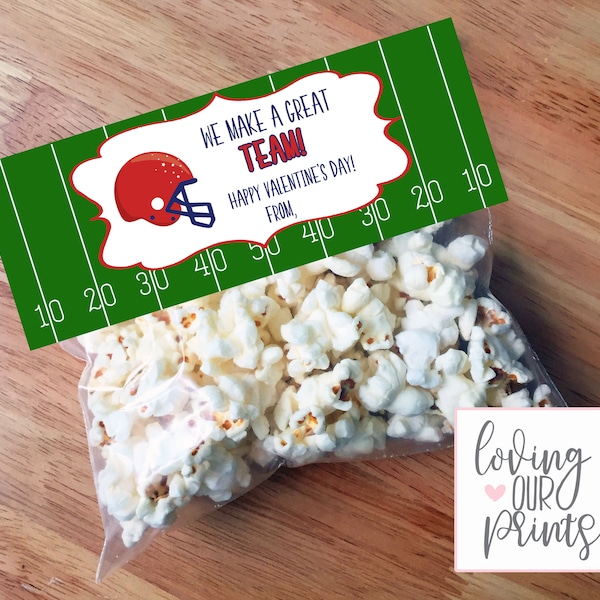 Football Valentine - Etsy