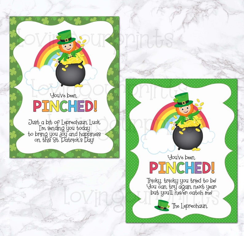 Lepechaun Notes for Kids, St. Patrick's Day Printable, Leprechaun Trap ...