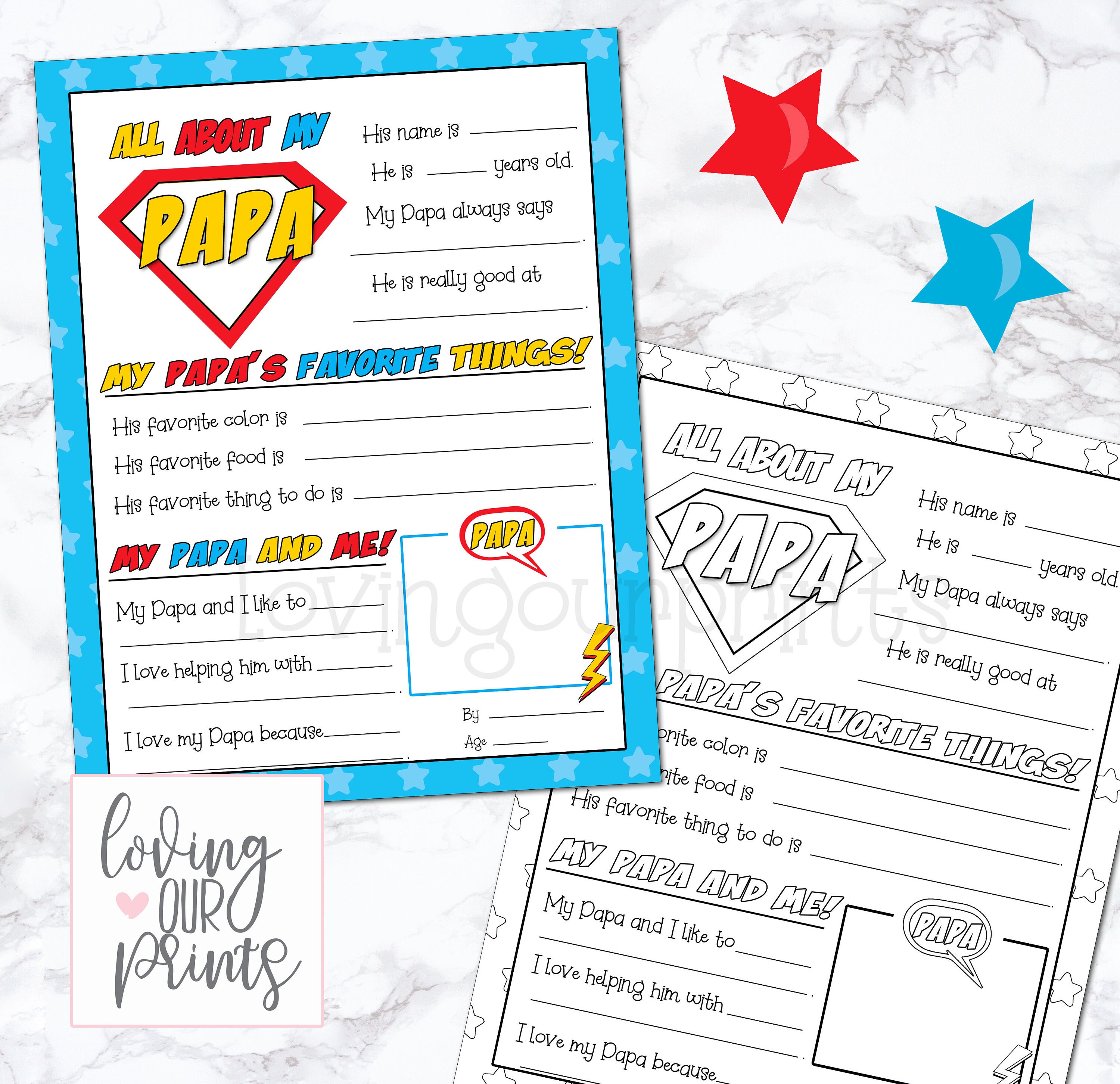 Fathers Day GIft for Papa Papa Gifts for Fathers Day Fathers | Etsy