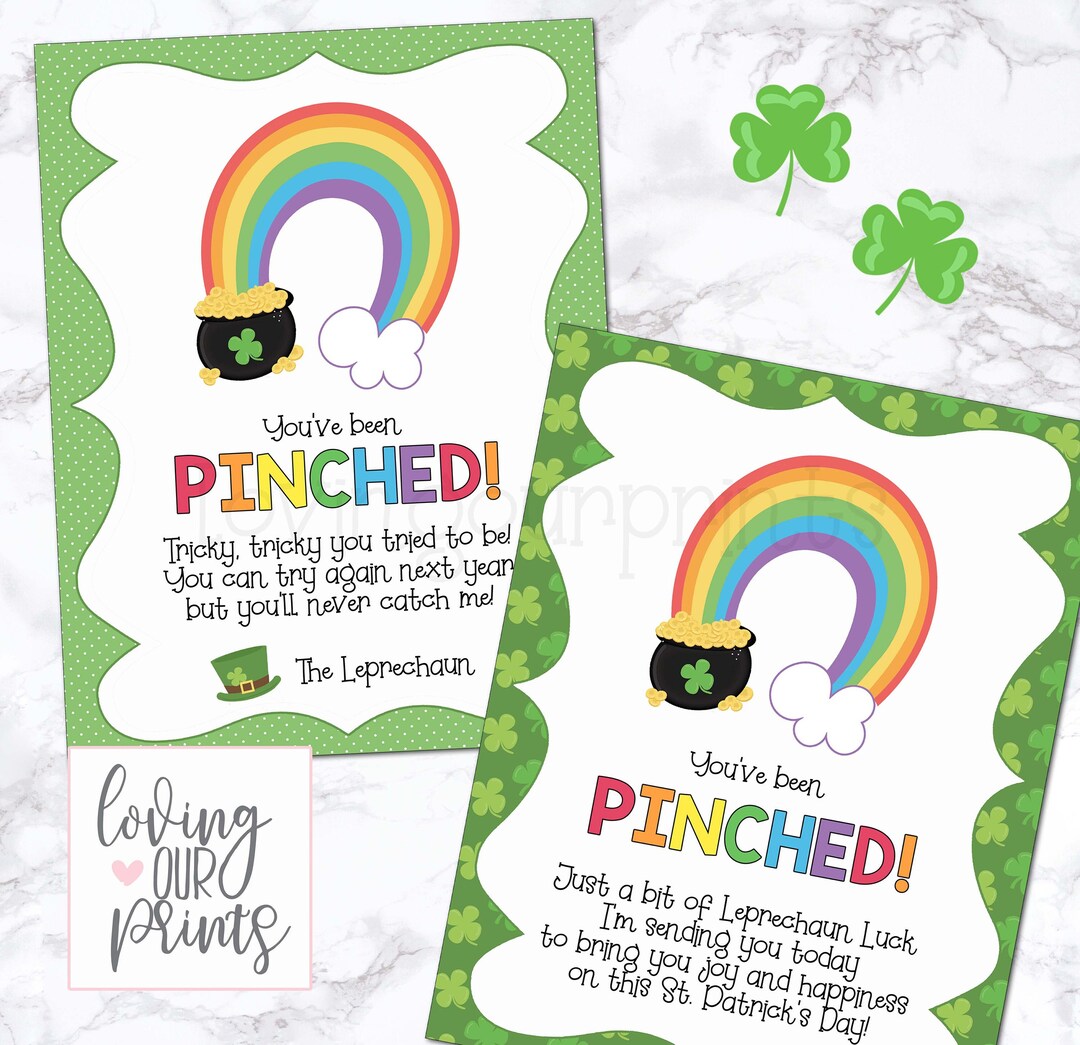 St. Patrick's Day Printable, Leprechaun Note for Kids, You've Been ...