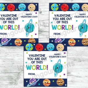 Solar System Valentines, Space Valentines, Planet Valentines, Solar ...