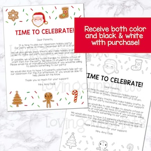 Classroom Christmas Party, Christmas Party Flyer, Class Christmas Party ...