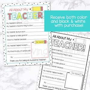 Student Teacher Gift From Students, Teacher Appreciation Week Gift ...