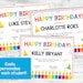 Editable Birthday Certificate, Birthday Certificate Classroom, Student ...