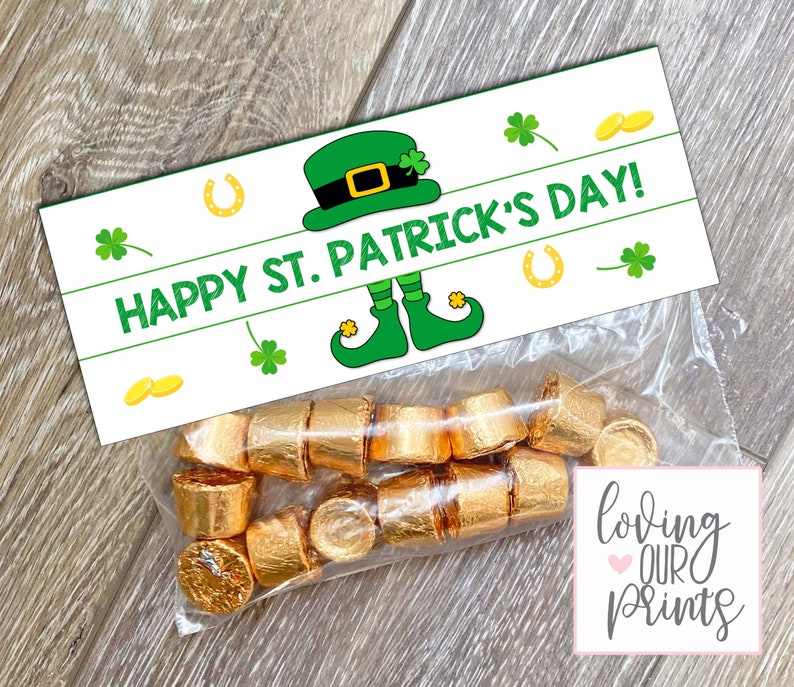 Editable St Patrick's Day Treat Bag Topper, St Patrick's Day Printable ...