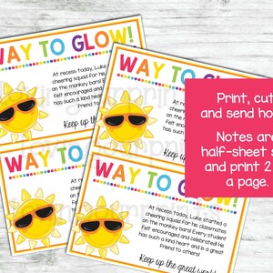 Positive Notes, Positive Notes From Teacher, Editable, Positive Notes ...