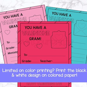 Valentines Day Candy Gram, Valentine's Day Candy Gram PTO, Valentine ...