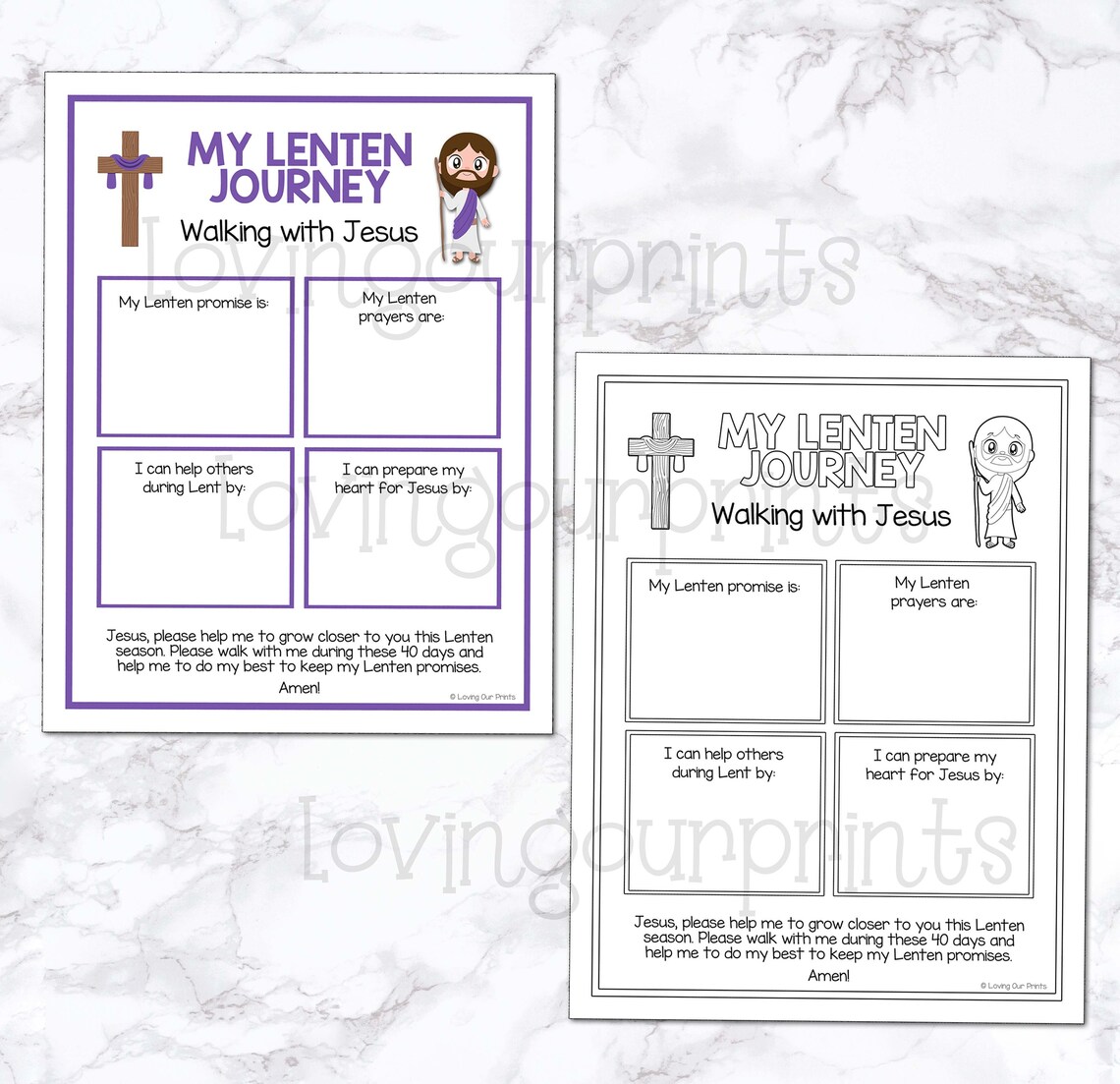 Lent for Kids Ash Wednesday Lenten Activities Catholic - Etsy