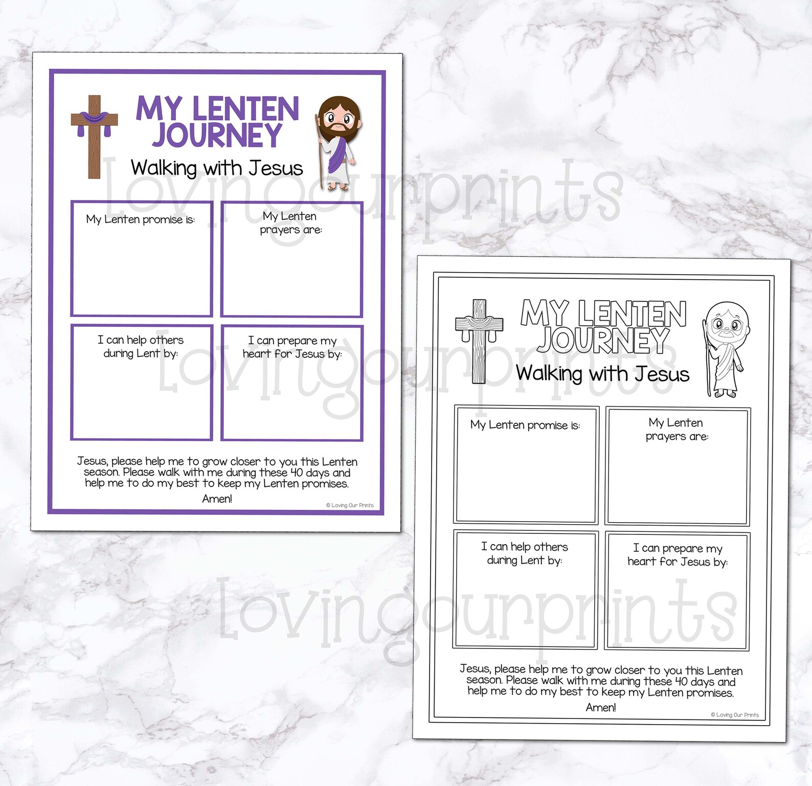 Lent for Kids Ash Wednesday Lenten Activities Catholic - Etsy