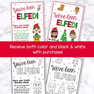 Youve Been Elfed, You've Been Elfed, Youve Been Elfed Printable, Youve ...