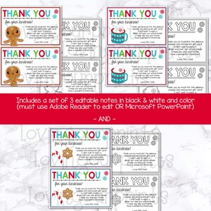 Holiday Thank You Cards, Holiday Thank You Notes, Christmas Thank You ...