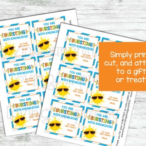 Testing Treats, Testing Treat Bags, Editable Testing Treat Labels ...