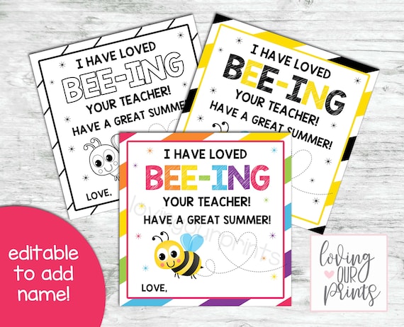 End of the Year Gift Tags for Students Student Gifts From - Etsy