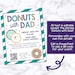 Donuts With Dad, Donuts With Dad Flyer, Donuts With Dad Editable ...