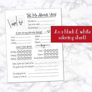 Get to Know Students, Get to Know Me First Day of School, Back to ...