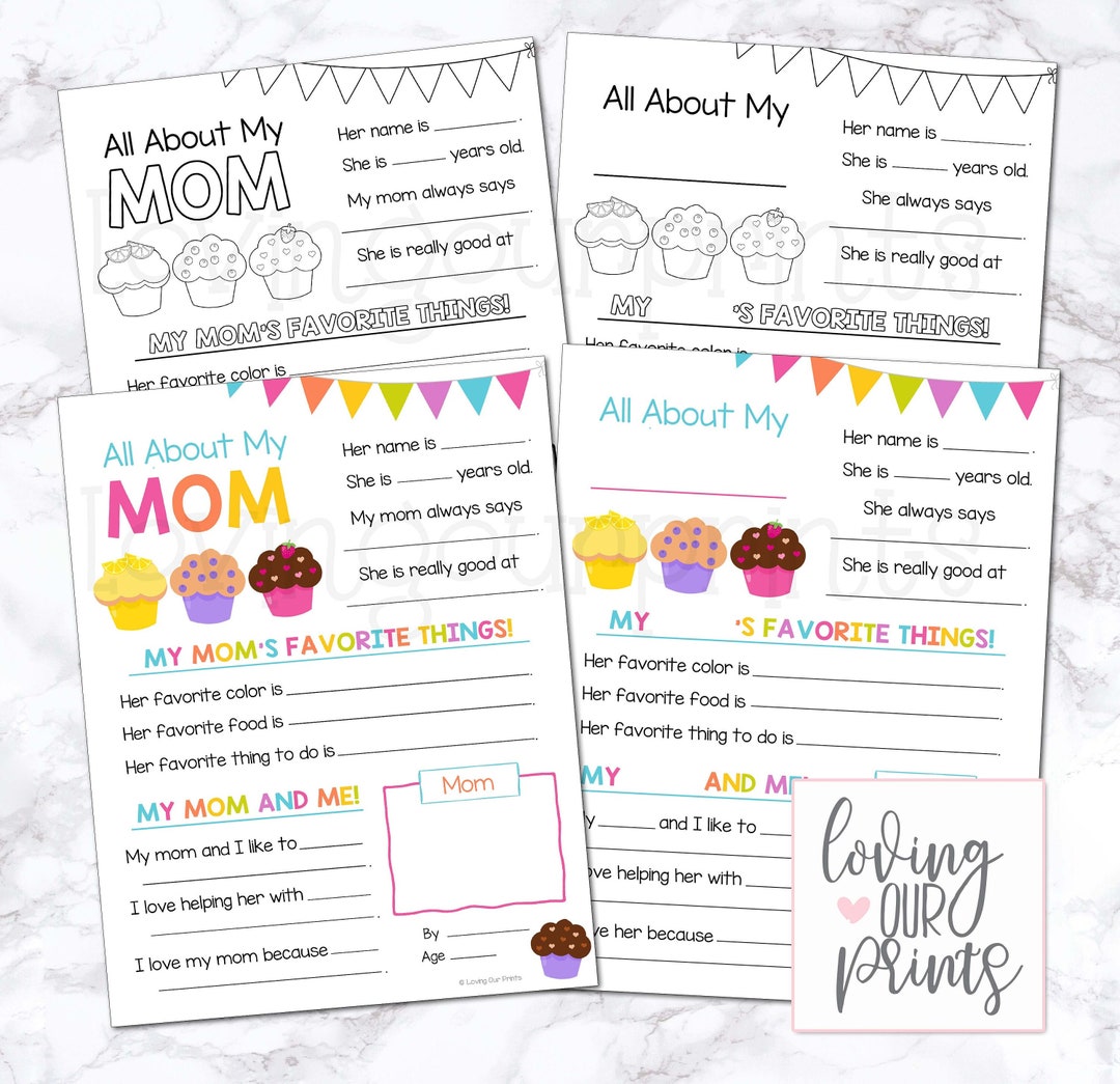 Mothers Day Card From Kids, Mothers Day Printable Card, Mothers Day ...