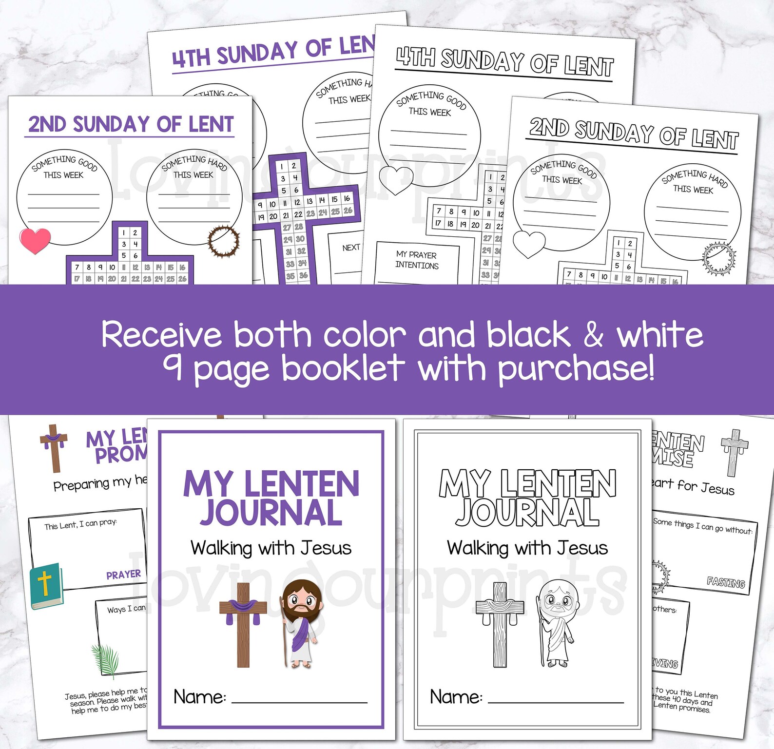 Lent for Kids, Lent Printable, Lent Journal, Lenten Journal, Lent ...