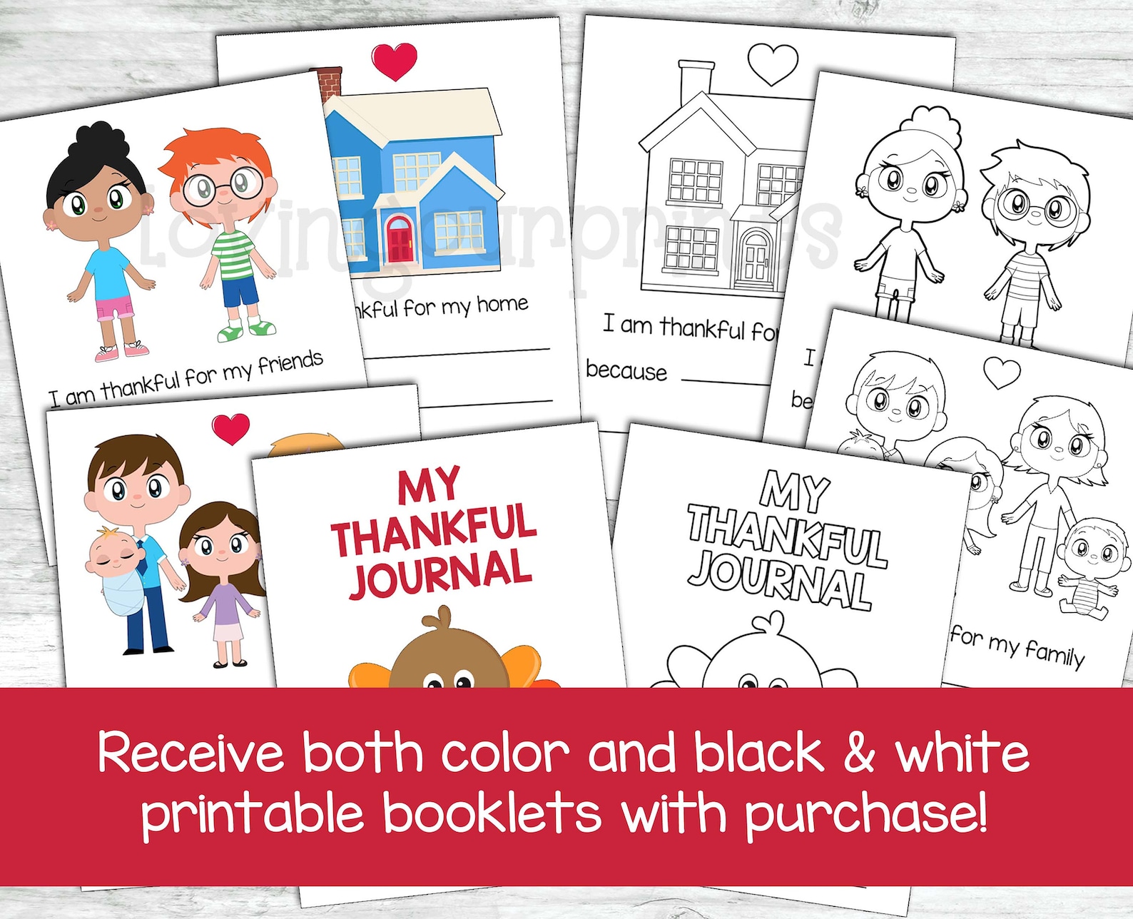 I Am Thankful For Thanksgiving Booklets Thanksgiving Booklet - Etsy