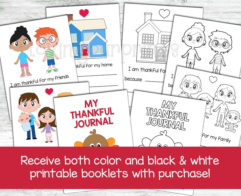 I Am Thankful For Thanksgiving Booklets Thanksgiving Booklet - Etsy