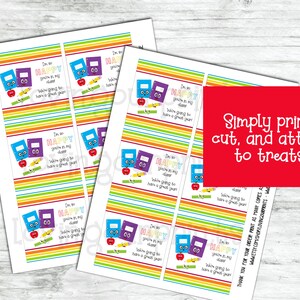 First Day of School Treat Tag, Back to School Treat Bag, Student Gifts ...