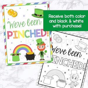 St. Patrick's Day You've Been Pinched Youve Been - Etsy
