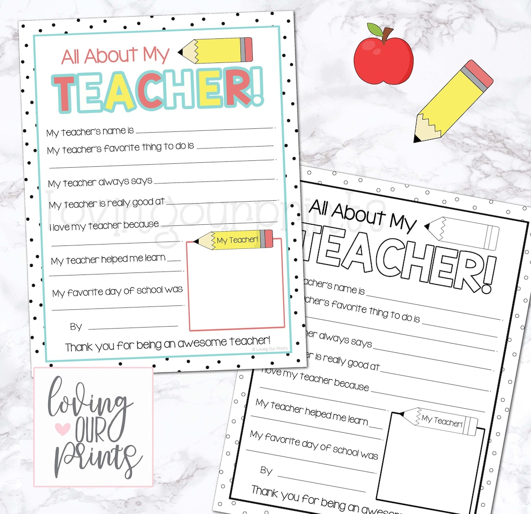 Student Teacher Gift From Students, Teacher Appreciation Week Gift ...