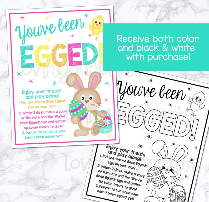 You've Been Egged Youve Been Egged Staff Morale Booster | Etsy