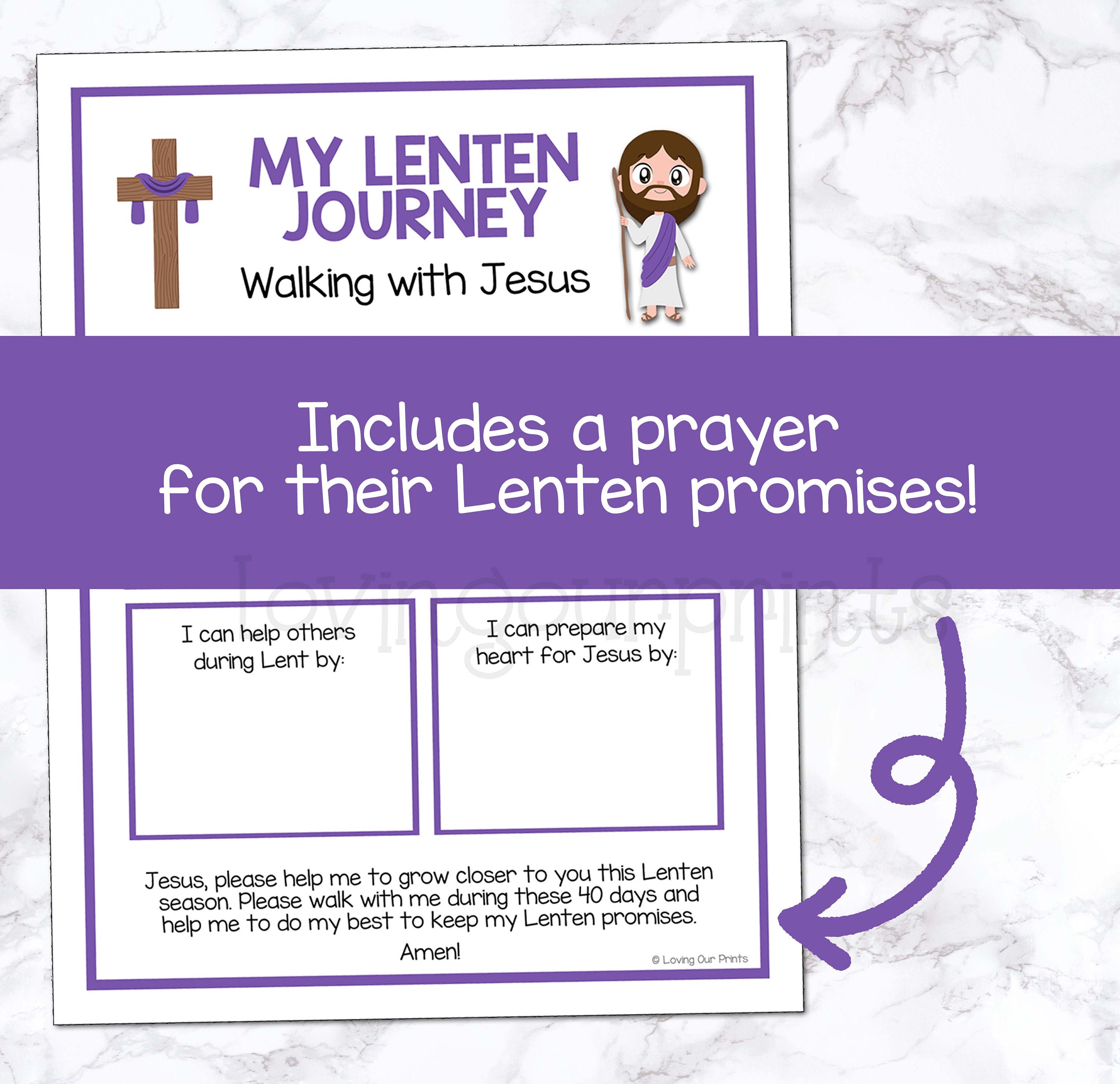 Lent for Kids, Ash Wednesday, Lenten Activities, Catholic Lent ...