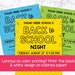 Back to School Night Flyer, Editable Back to School Night Template ...