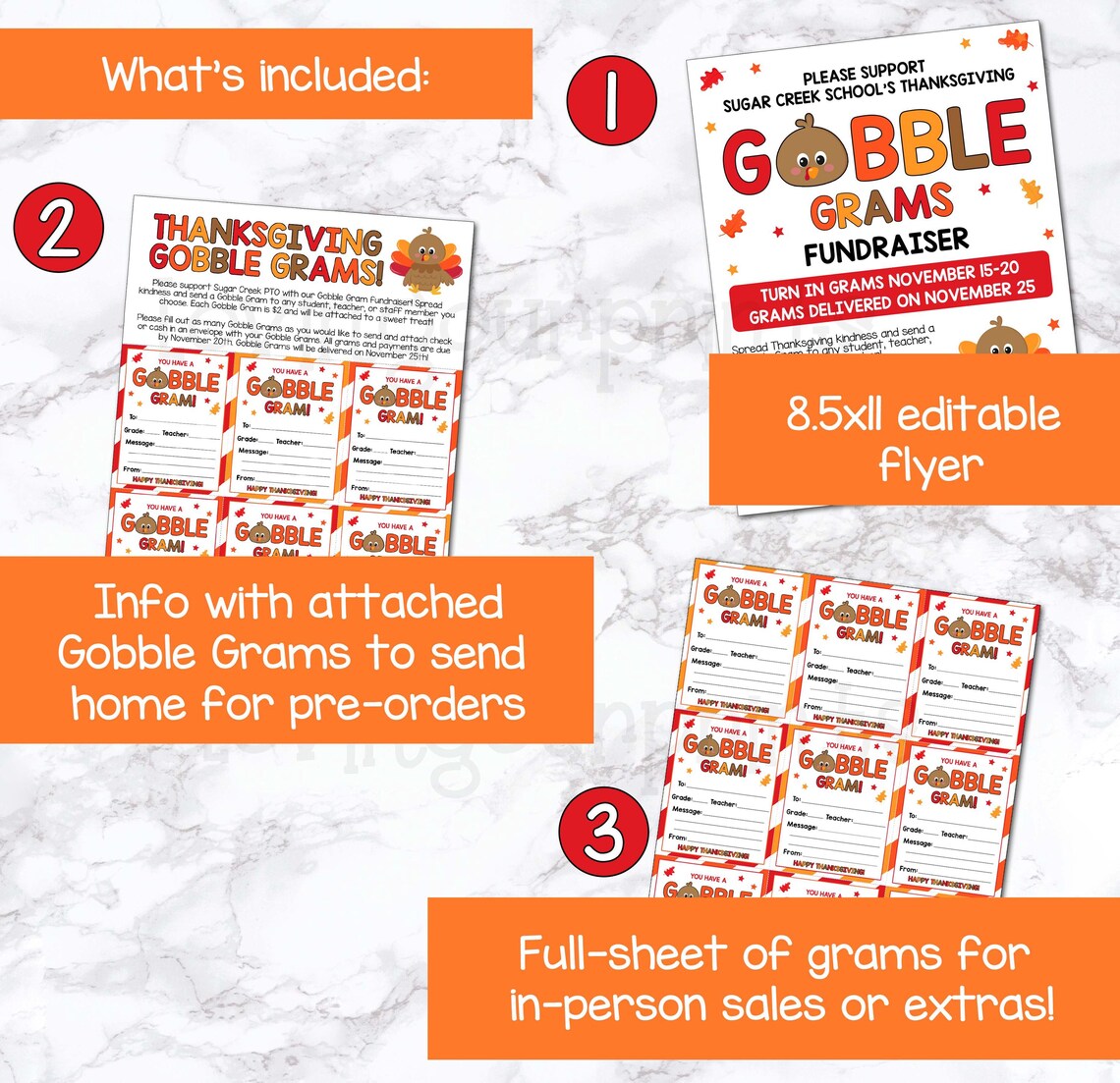 Gobble Grams, Gobble Gram Fundraiser, Thanksgiving Candy Grams, Gobble ...